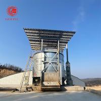 China Custom Compost Fermenter Tank 32-280m³ for Food Waste Poultry Chicken Farm Animal Waste Composting Machine for sale