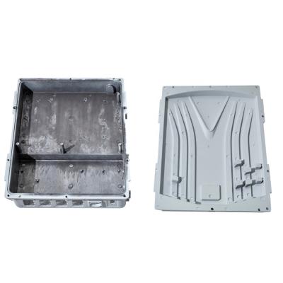 China Industry Automobile Aluminium Die Casting Housing Components Silver Color for sale