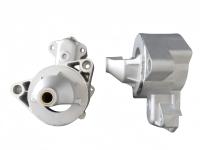China Silver Aluminium Die Casting Housing Process Powder Coating Lightweight for sale