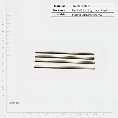China Precision-turned Stainless Steel Shaft Components For Printers, Motors And Motors for sale