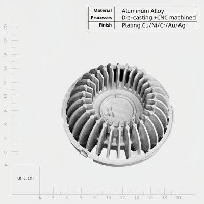 China Silver Die Cast Aluminium Housing for Electronic and Communication Device for sale