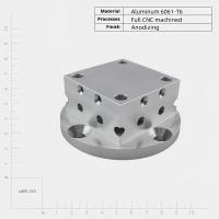 China Precision Anodized CNC Machined Aluminum Parts For Electronics And Communications for sale