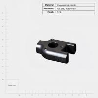 China Custom CNC Plastic Parts Rapid Prototype Machining For Motorcycles Bikes for sale