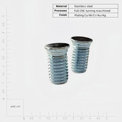 China Plating Finish Self Clinching Screws for Sheet Metal Stainless Steel Carbon Steel Round Head for sale