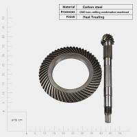 China CNC Custom Spiral Bevel Gear Set Stainless Steel Carbon Steel Material for Hydraulic System for sale