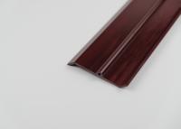 China PVC Air Conditioner Profile Dark Wooden Effect - 1000 Meter Minimum Order, 50000 Meter Daily Capacity for sale
