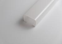 China Custom PC PMMA Extrusion Profiles for LED Diffusers - Transparent Milky Rigid Plastic Sections with ISO9001 Certification for sale