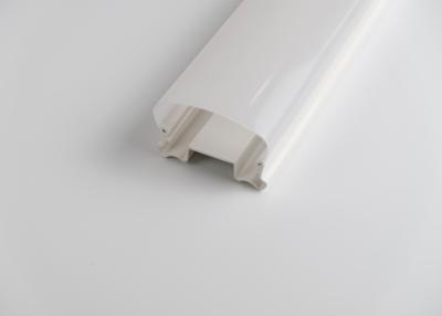 China Custom PC PMMA Extrusion Profiles for LED Diffusers - Transparent Milky Rigid Plastic Sections with ISO9001 Certification for sale