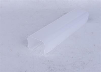 China High Energy Efficiency PC LED Lamp Cover Extrusion Profiles - Transparent/Milky Colors with ISO9001 Certification for sale