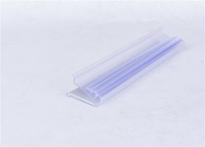 China Extruded Transparent PVC Price Tag Profiles - Rigid Plastic Sign Holders with ISO9001 Certification for Supermarkets for sale
