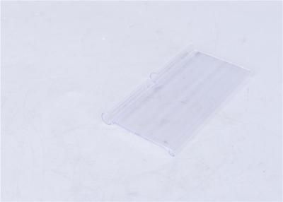 China Transparent PVC Label Sign Holder with Matt/Shiny Surface - Rigid Shelf Talker for Retail Display | ISO9001 Certified for sale