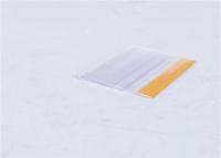 China Moisture Proof Clear Plastic Extrusion Profile for Supermarket Sign Holders - Rigid PVC Material with ISO9001 Certification for sale