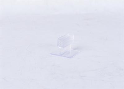 China Rigid Transparent PVC Plastic Profiles with Matt or Shiny Surface - Custom Lengths for Supermarket Sign Holders for sale