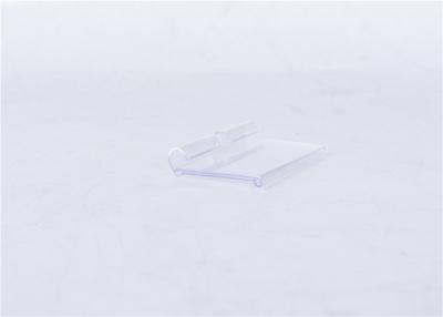 China Extruded Transparent PVC Shelf Talker Profiles - Rigid Plastic Label Holders with ISO9001 Certification for Supermarket Displays for sale