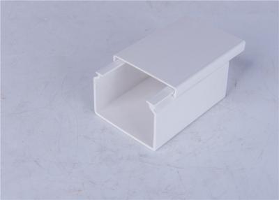 China PVC Plastic Cable Trunking with Matt Surface - Rigid Cable Raceway in White/Black/Grey Colors with ISO9001 Certified for sale