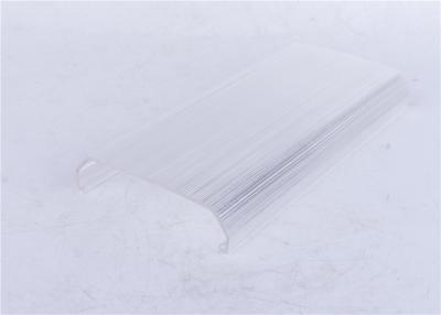 China PC Material LED Extrusion Diffuser Lamp Cover - ISO9001 Certified Rigid Plastic Lighting Component for sale