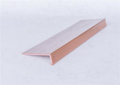 China Wooden Effect PVC Extrusion Profiles with Matt or Shiny Surface Options - Custom Rigid PVC Sections for Decorative Applications for sale