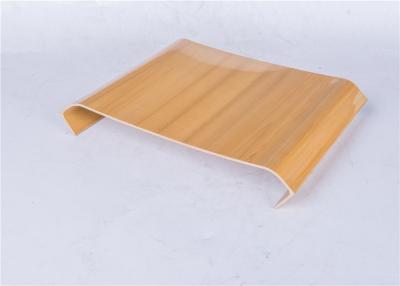 China Custom PVC Extruded Profiles with Wooden Effect Finish - Rigid PVC Sections ISO9001 RoHS Certified for sale