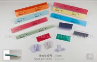 China Moisture Proof PVC Extrusion Profiles - Rigid Plastic Sign Label Display with ISO9001 Certification for sale