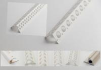 China White 50mm Width PVC Drywall Corner Profile - Rigid Construction Material with RoHS & ISO9001 Certification for sale
