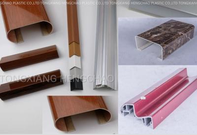 China Customized PVC Top Cornice Corner Profile - 5.95m Length, 120g/m Weight, Fire Rated C-s3,d0 for sale