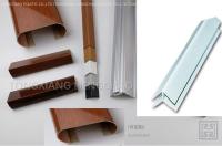 China External Corner Smooth Rigid PVC Extrusion Profiles - Weather Resistant Laminated Surface with ISO9001 & SGS Certification for sale