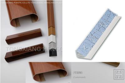 China Custom Recyclable Scratched PVC Corner Profile - Rigid Plastic Extrusions with CE/SGS Certification for Indoor Applications for sale