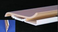 China PVC Foam Trim Board Wall Skirting - 7ft to 12ft Lengths, Custom Colors & Woodgrain Finish for Home Decoration for sale