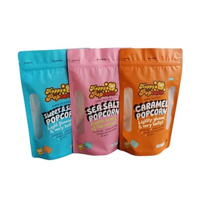 China Customized Logo Food Grade Plastic Stand Up Pouch Zip Lock Packaging Bag for Snacks for sale