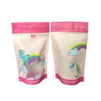 China Customized Logo Food Grade Plastic Stand Up Pouch Zip Lock Packaging Bag for Snacks for sale