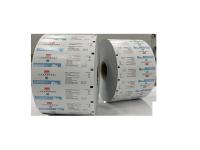 China Flexographic Printing Medical Aluminum Foil Laminated Paper for Alcohol Pad Packing for sale