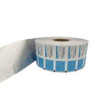 China Flexographic Printing Medical Aluminum Foil Laminated Paper for Alcohol Pad Packing for sale