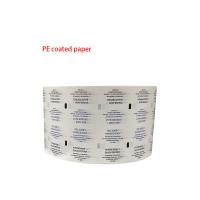 China Heat Seal PE Coated White Paper Rolls For Sugar Stick Packing for sale