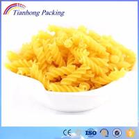 China Custom printing clear plastic flour macaroni pasta spaghetti packaging bag for sale