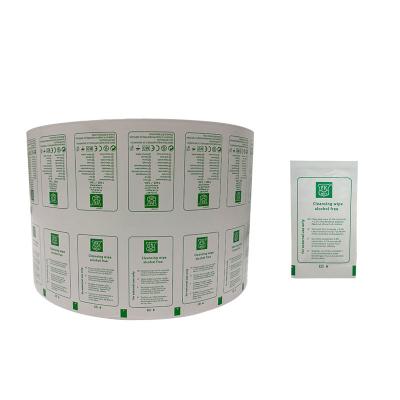 China Kraft Paper BZK Antiseptic Swab for Aluminum Foil Laminated Film Packing Alcohol Pads for sale