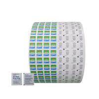 China Kraft Paper BZK Antiseptic Swab for Aluminum Foil Laminated Film Packing Alcohol Pads for sale
