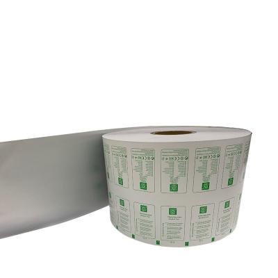 China 5x5cm Size Single Side Alcohol Prep Pads Packaging Material for Flexographic Printing for sale