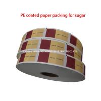 China Flexographic Printing Salt Packaging Film Roll Moisture Proof Food Grade PE Coated Paper for sale