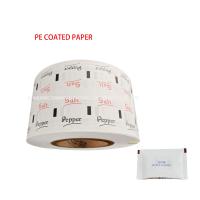 China Flexographic Printing Stretch Film Food Grade PE Coated Paper Roll for Sugar Sachets for sale