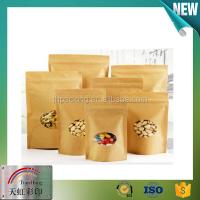 China Silvery Snack Packing Window Kraft Stand Up Zipper Pouch for Dried Fruit Packaging for sale