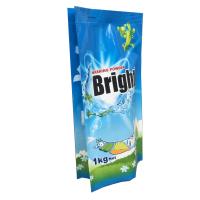 China Side Gusset Bag For Eco Friendly Laundry Detergent Washing Powder Packaging for sale