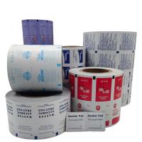 China PE/Al/Eaa 103G 110g Aluminum Foil Film in Roll for Packing Alcohol Pad Waterproof for sale