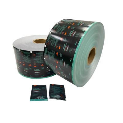 China Aluminum Paper Film Roll Laminated Packaging Material for Iodine Wipes Width 30-1100mm for sale