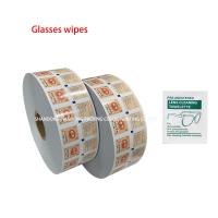 China 75% Alcohol Pad Packaging Aluminum Foil Laminated Paper with Flexographic Printing for sale