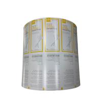 China Printable Wrapping Bzk Antiseptic Wipe Aluminum Foil Paper Roll Film for Complex Laminating Method for sale
