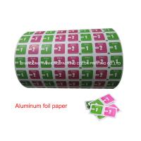 China Customized Printing Aluminum Foil Paper Heat Sealing Film for Glasses Cleaning Swabs for sale