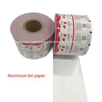 China Customized Printing Aluminum Foil Paper Heat Sealing Film for Glasses Cleaning Swabs for sale