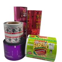 China Customized Size Plastic Roll Stock for Nuts Food Candy and Chocolate Bar Packaging for sale