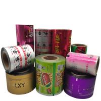 China Customized Size Plastic Roll Stock for Nuts Food Candy and Chocolate Bar Packaging for sale