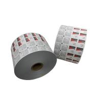 China 40 Micron Aluminum Foil Packaging Film Roll for Bzk Wipes in PE LWC Paper/PE Structure for sale